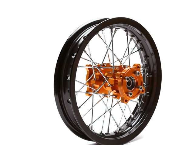 Pit Bike Wheel Rims 14"/12" SDG CNC Orange Hub